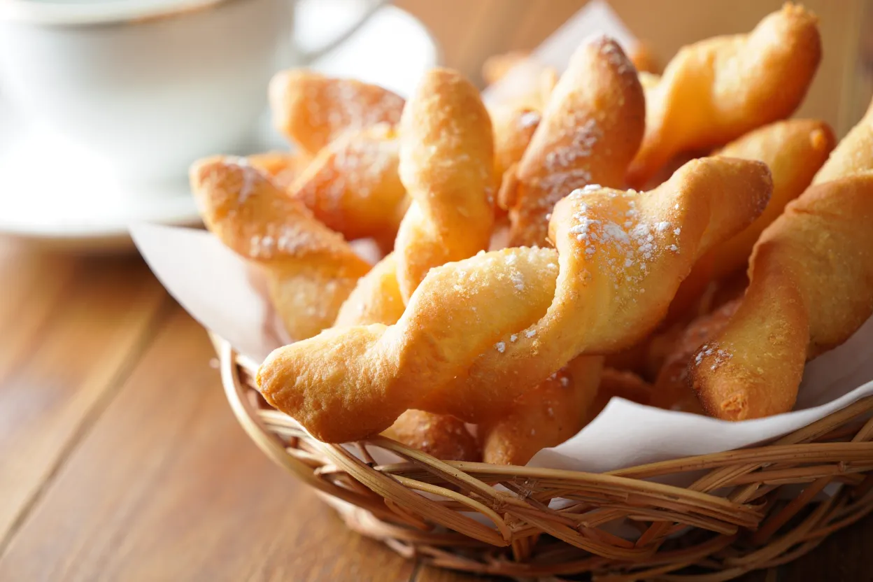 La RECETTE authentique et gourmande des bugnes lyonnaises